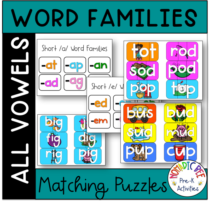 Word Families - NBpreKactivities