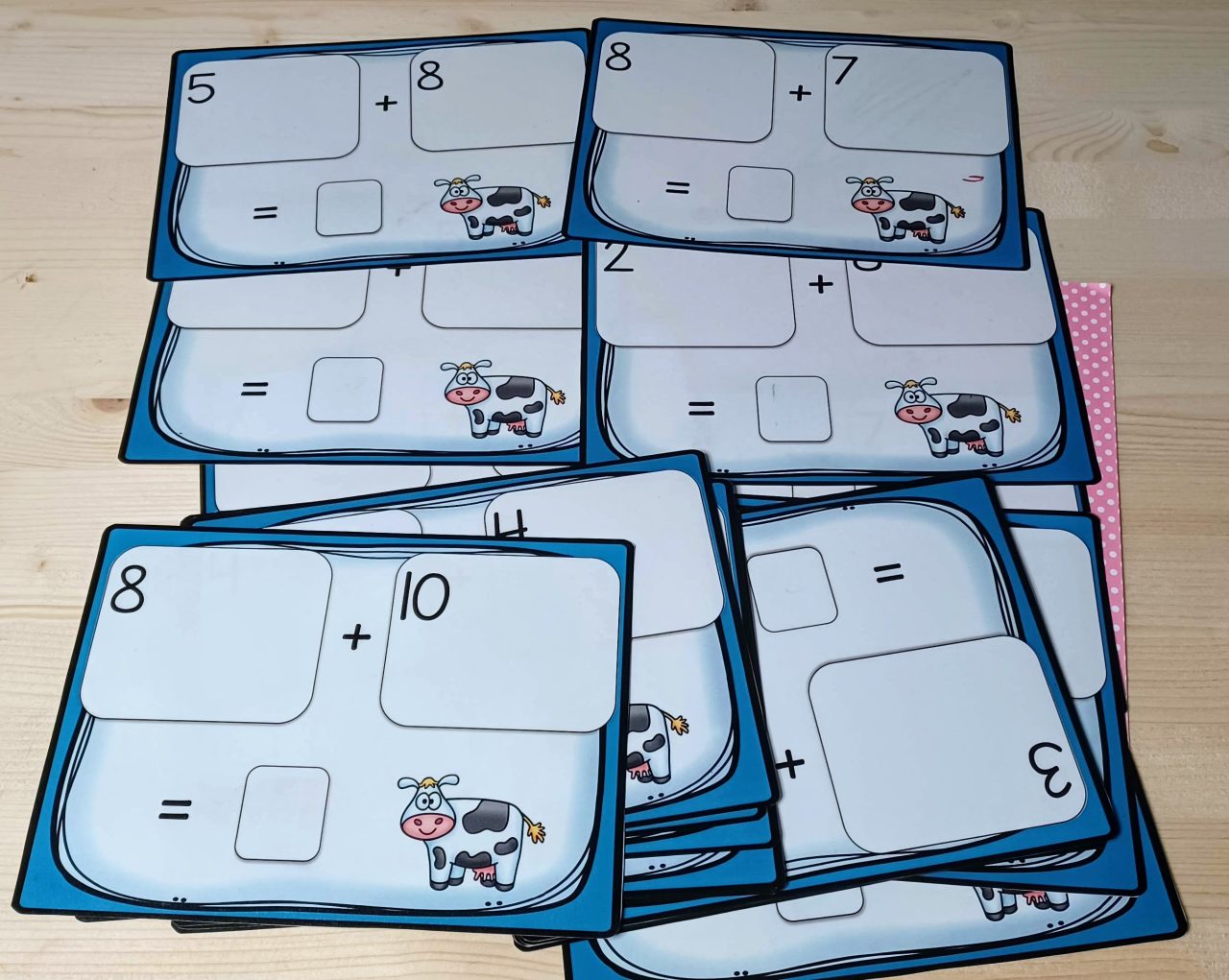 Farm Animals Themed 'Feed the Cow!' Math Center - NBpreKactivities