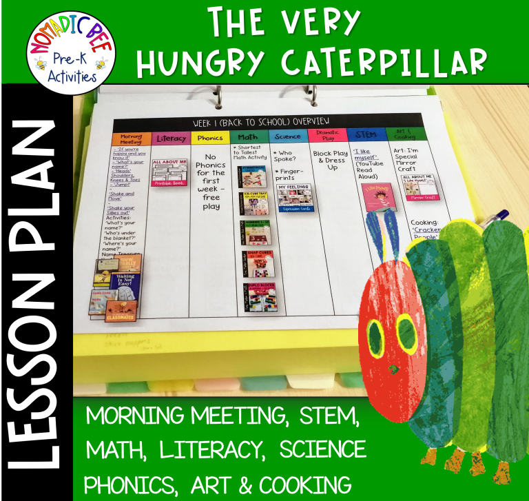 The Very Hungry Caterpillar - NBpreKactivities