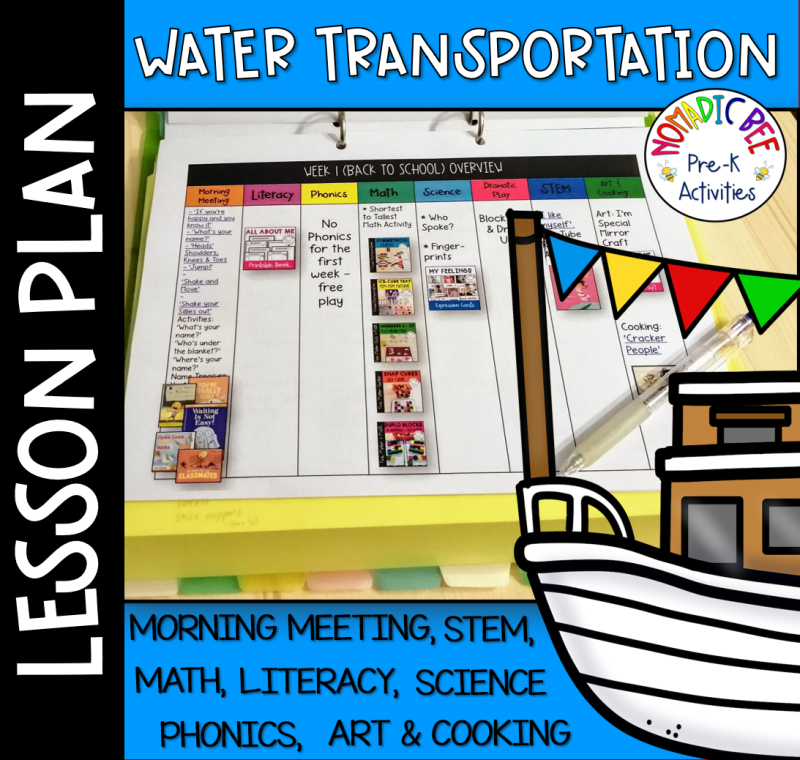 Water Transportation - NBpreKactivities