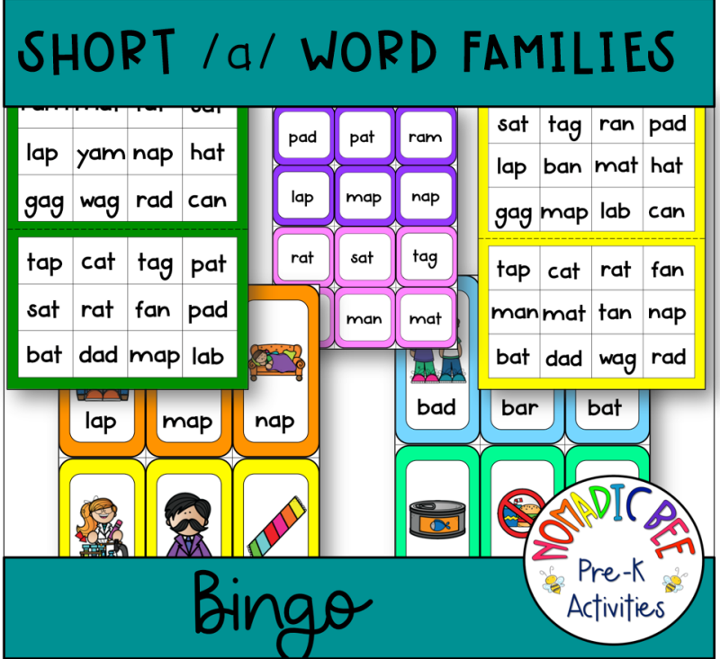 Word Families - NBpreKactivities