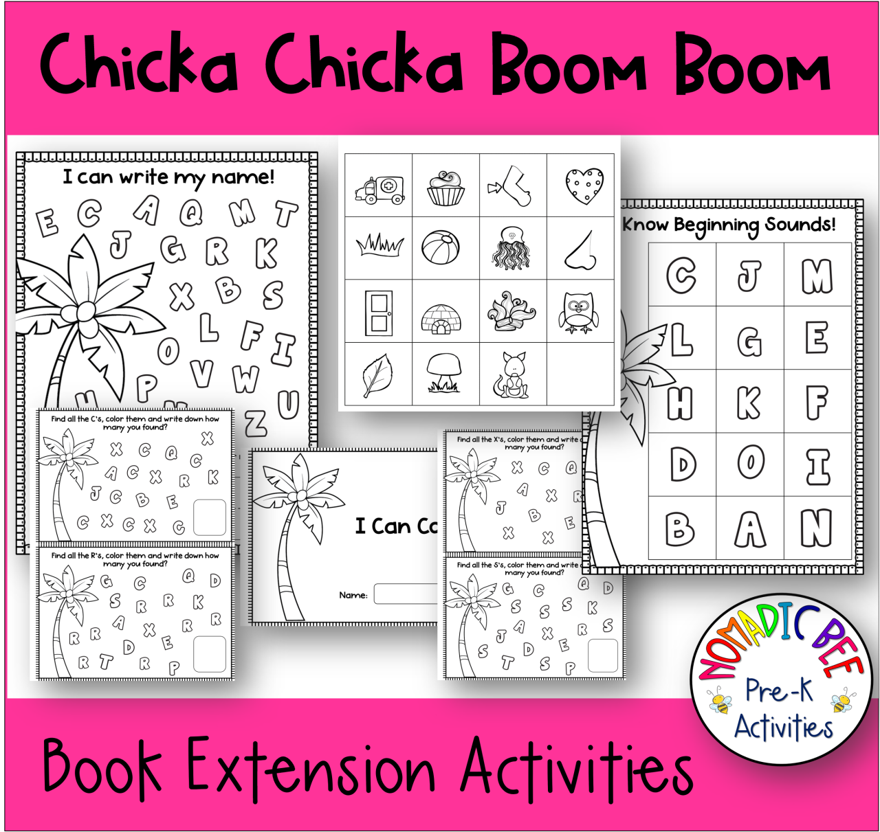 Chicka Chicka boom Boom Activities - NBpreKactivities