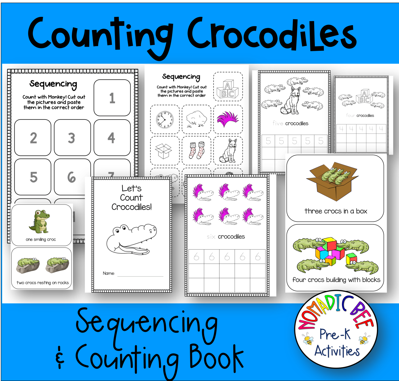 Counting Crocodiles Activities - NBpreKactivities