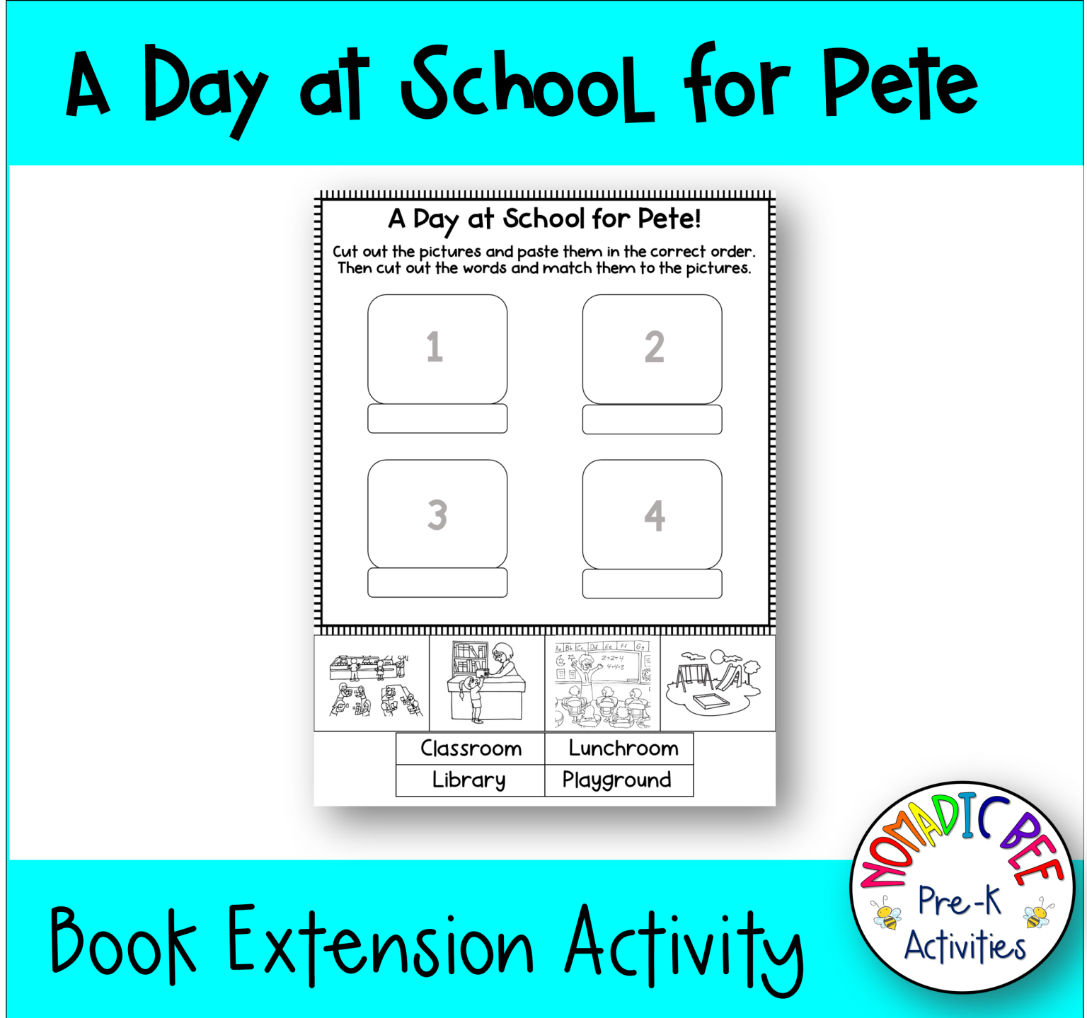 Rocking in My School Shoes Sequencing Activity - NBpreKactivities