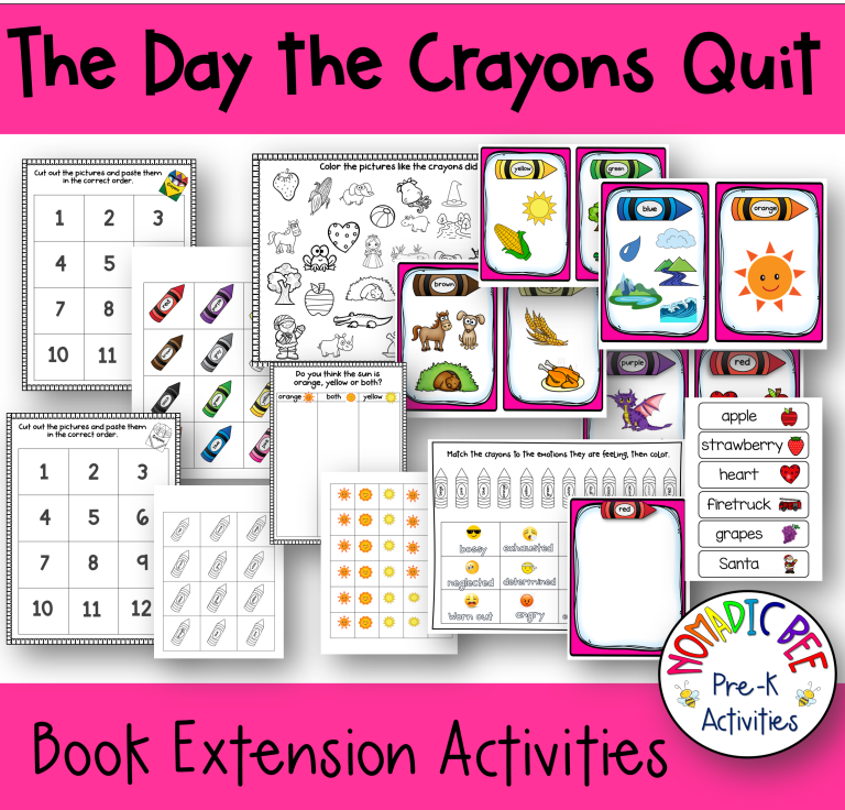 The Day the Crayons Quit Activities - NBpreKactivities
