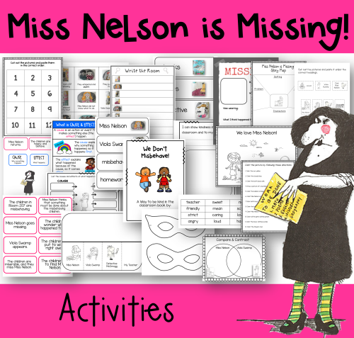 Miss Nelson is Missing Activities - NBpreKactivities