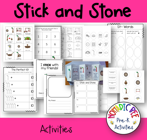 Stick and Stone Activities - NBpreKactivities