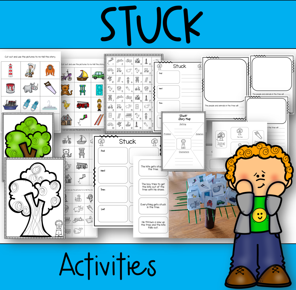 ‘Stuck’, by Oliver Jeffers – Activities