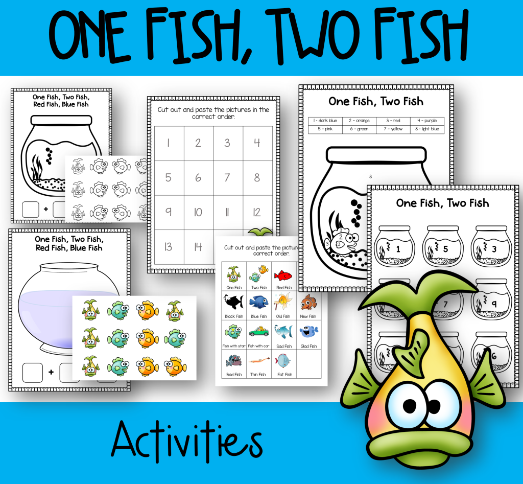 One Fish, Two Fish, Red Fish, Blue Fish Activities - NBpreKactivities